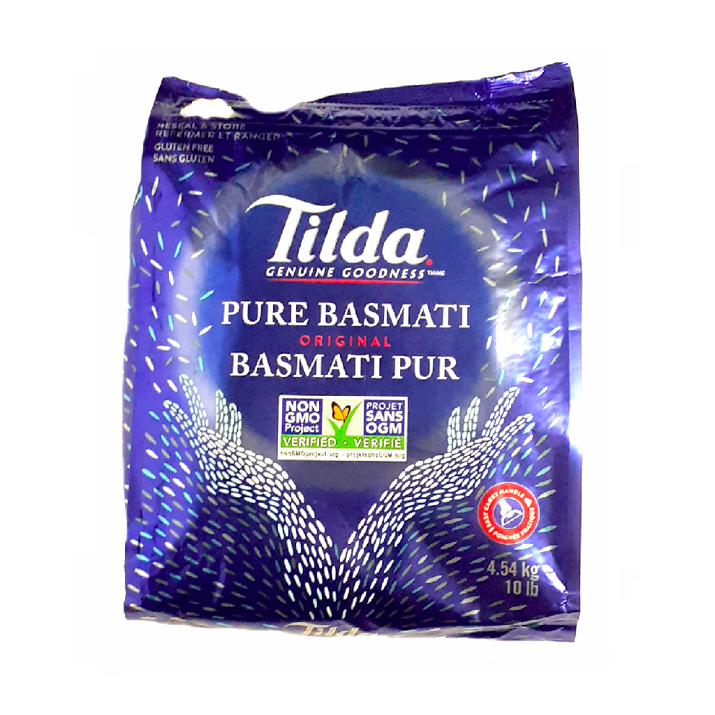 Tilda Pure Basmati Rice (10 lb) | Grocery2u.ca